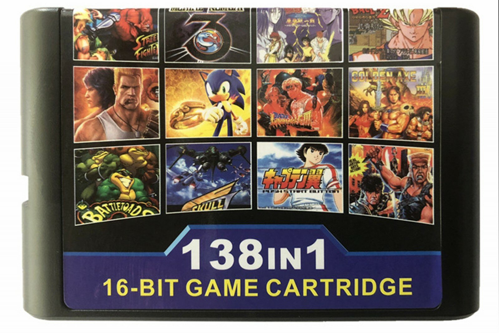 Многоигровой картридж MyPads с 138 играми для Sega Mega Drive 2 16bit