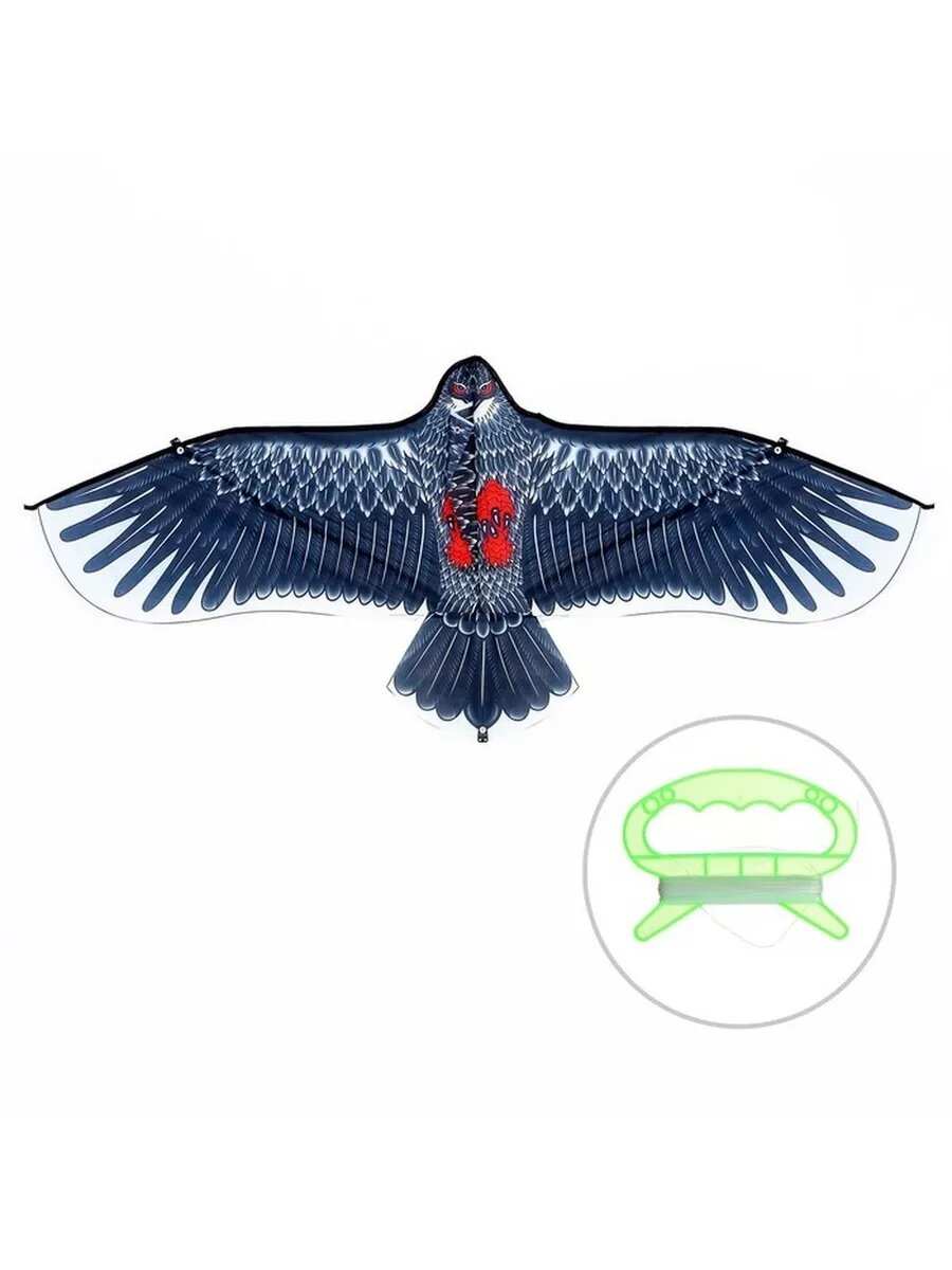 Яркий воздушный змей «Птица» для всей семьи