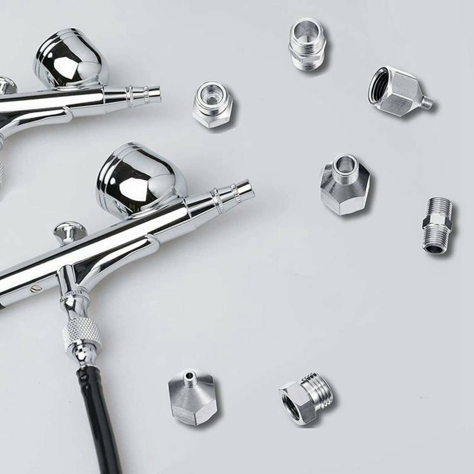 Набор многоразмерных адаптеров-фитингов для аэрографа MyPads для воздушного компрессора