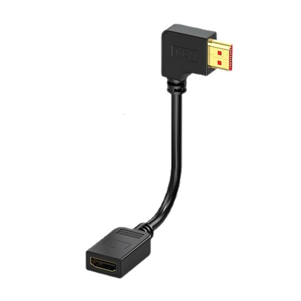 Кабель-удлинитель HDMI 4K60 Гц, 15cm - левый поворот