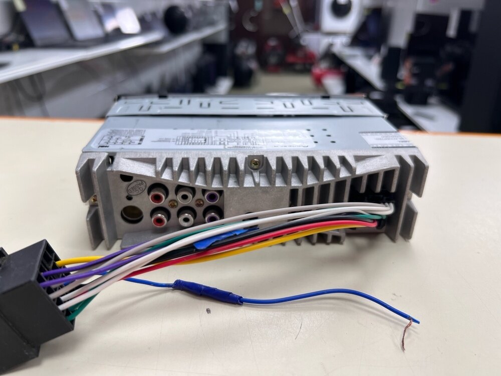 Автомагнитола процессорная Pioneer.GB MVH-815DSP Bluetooth, 1-Din Б/У уценка