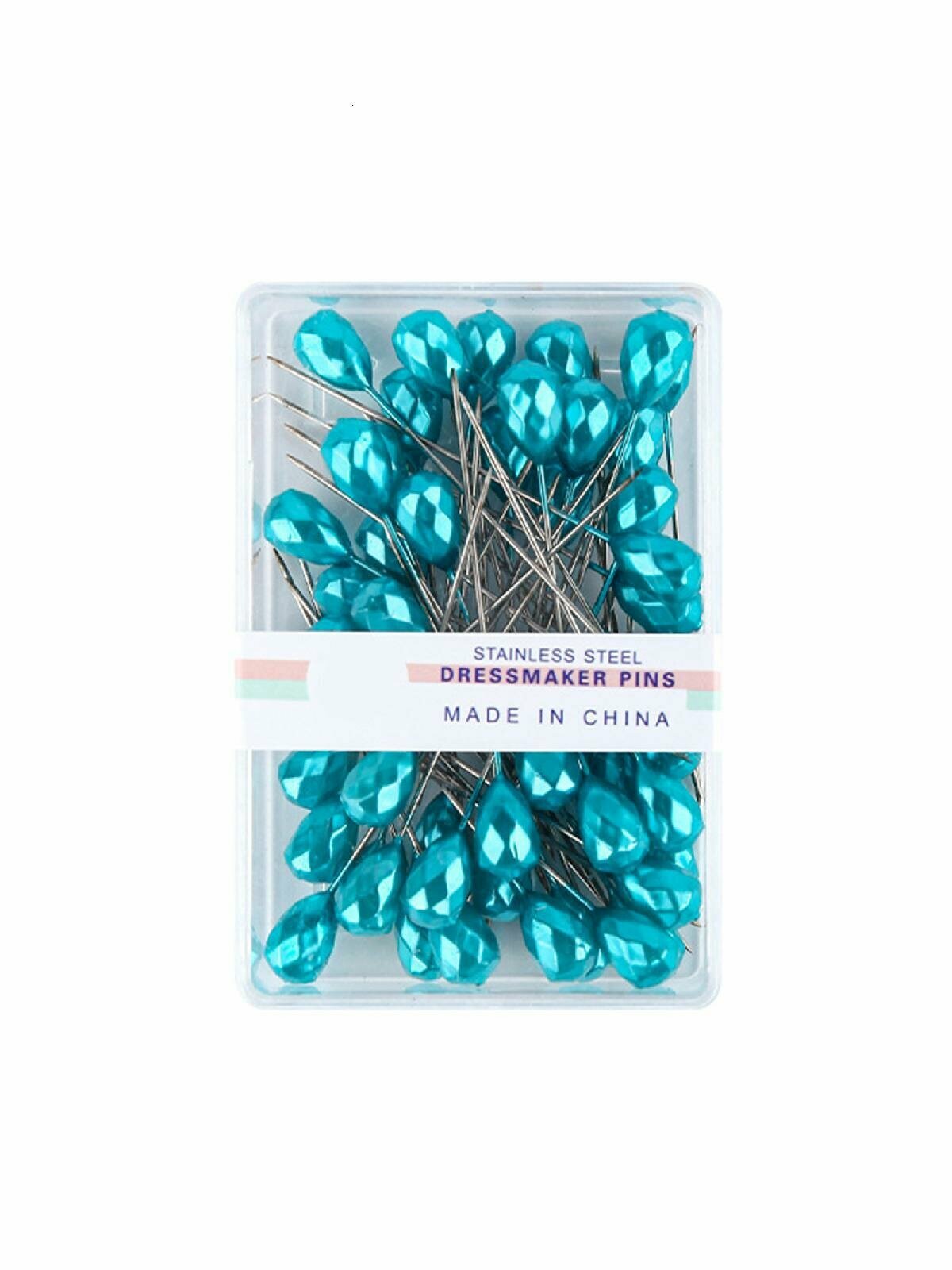 Швейные булавки для квилтинга, 50 шт, синий зеленый