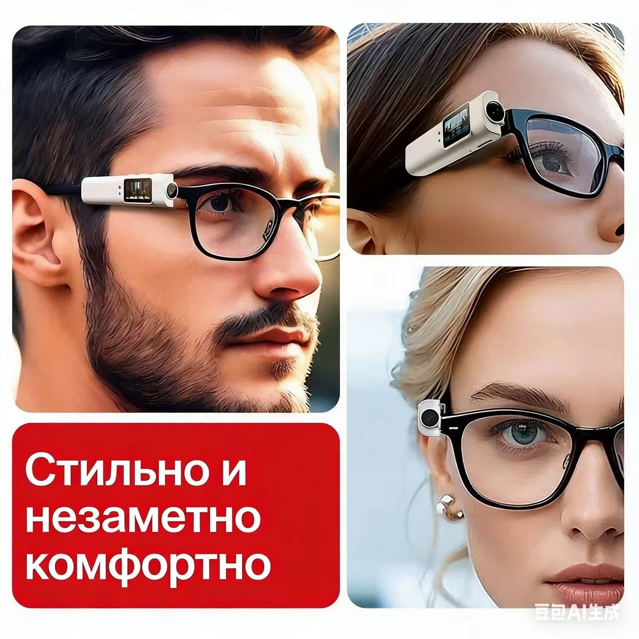 Камера, оснащенная разрешением 1080P HD, байонетные очки, мобильный телефон с подключением Wi-Fi