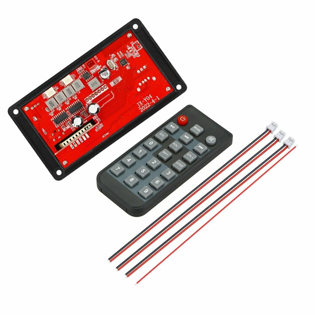 Плата декодеров MP3 WMA Стерео Беспроводной Bluetooth-совместимый Модуль 12V, Поддержка Переключения USB/карты/Беспроводной связи/FM