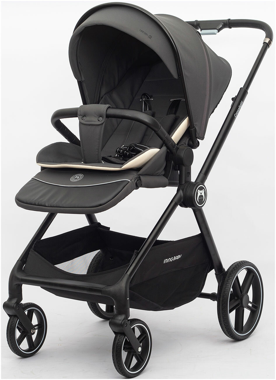 Коляска прогулочная Ining Baby Z1 PRO dark grey