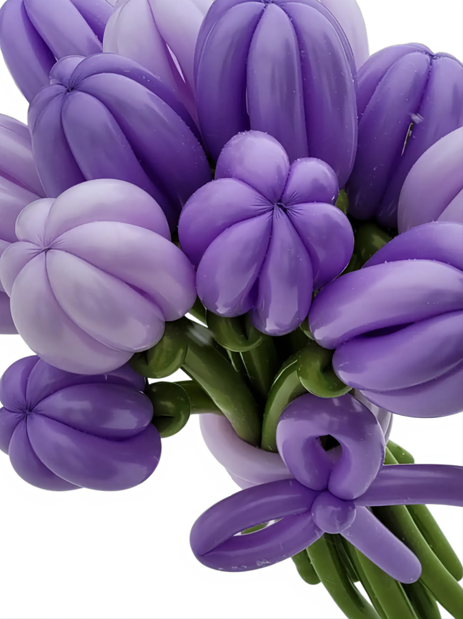 Нежный букет тюльпанов из воздушных шаров " Весна"