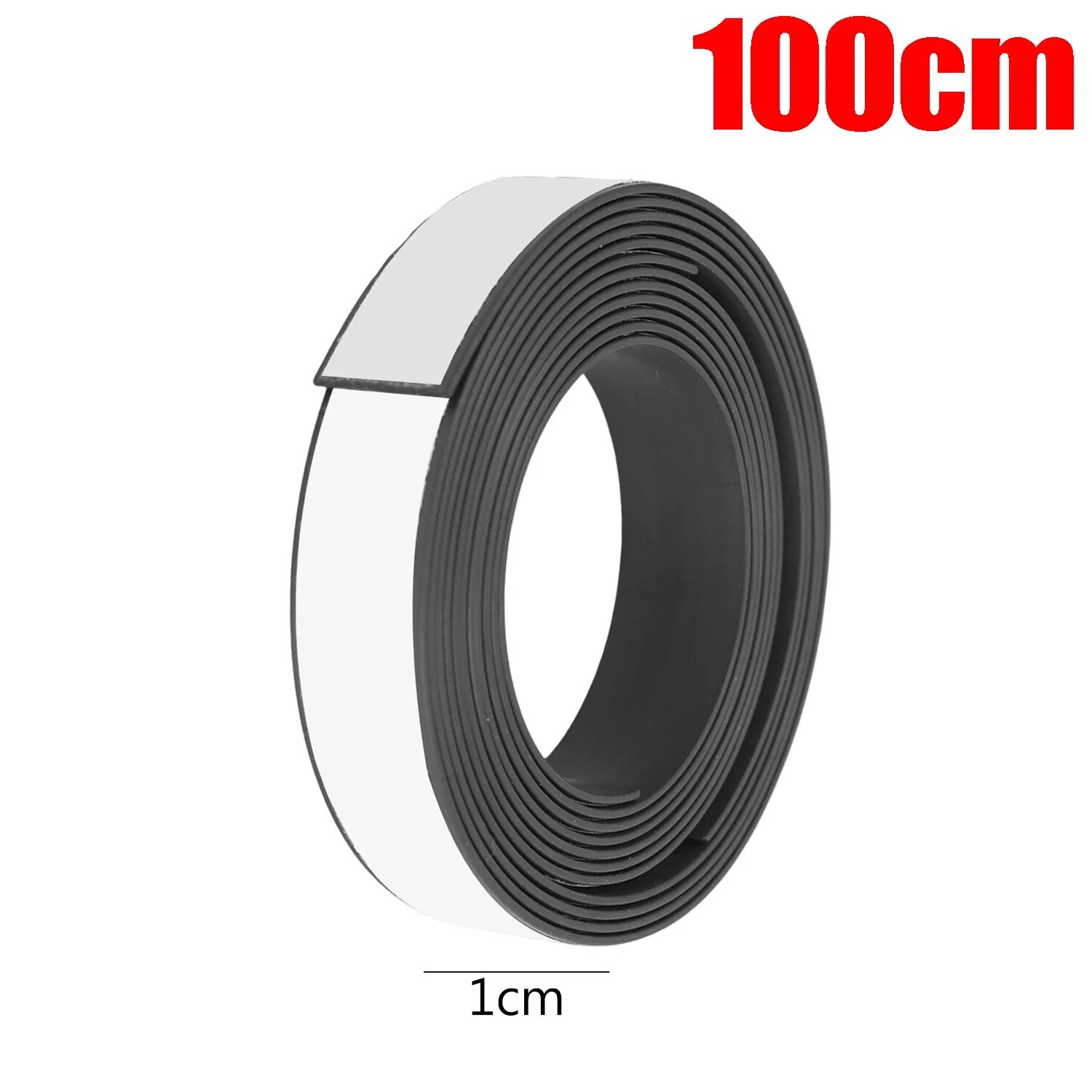 Магнитная лента резиновая самоклеящаяся 100 см 1M- (1 roll), Width 1cm