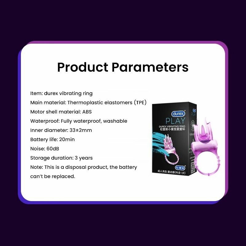 Durex Вибрирующее кольцо.