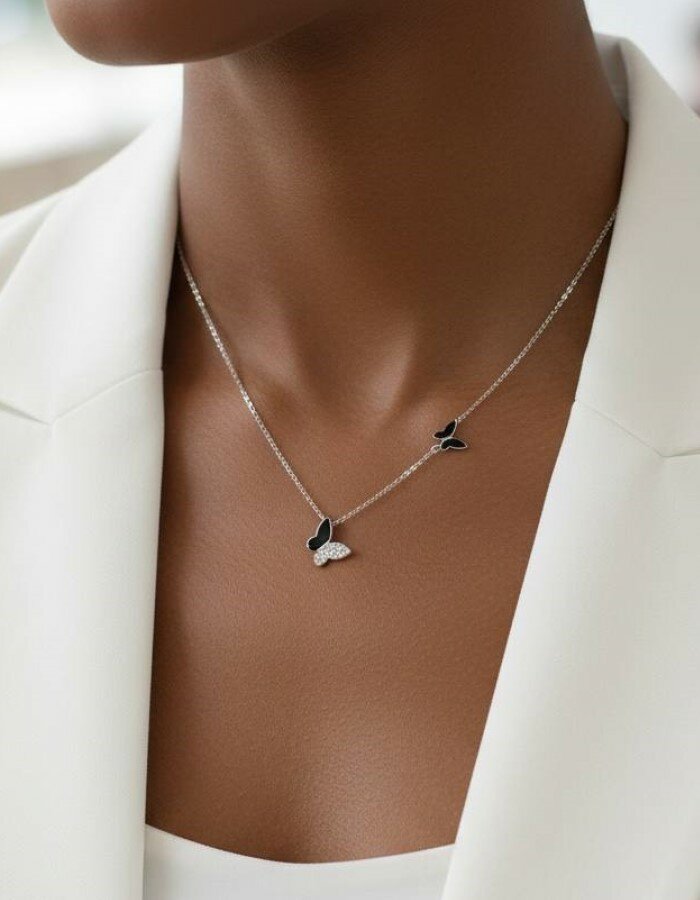 Колье, циркон