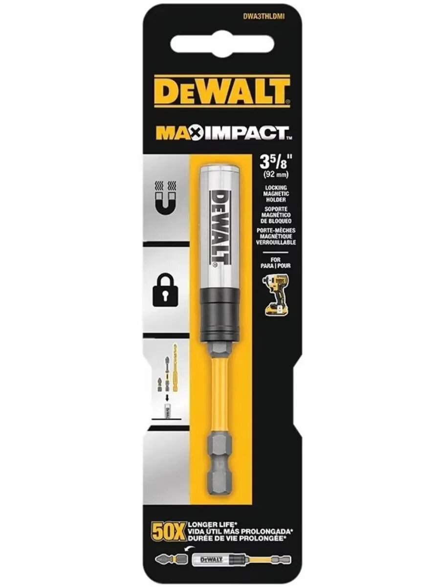 Держатель для бит Dewalt DWA3THLDMI, FlexTorq , Магнитный 90 мм.