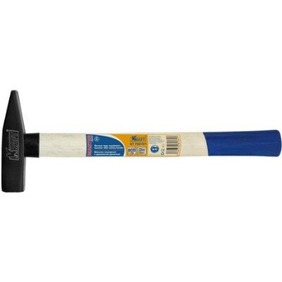 Молоток слесарный KRAFT KT 700701 вес бойка-800 г, длина 350 мм с деревянной рукояткой