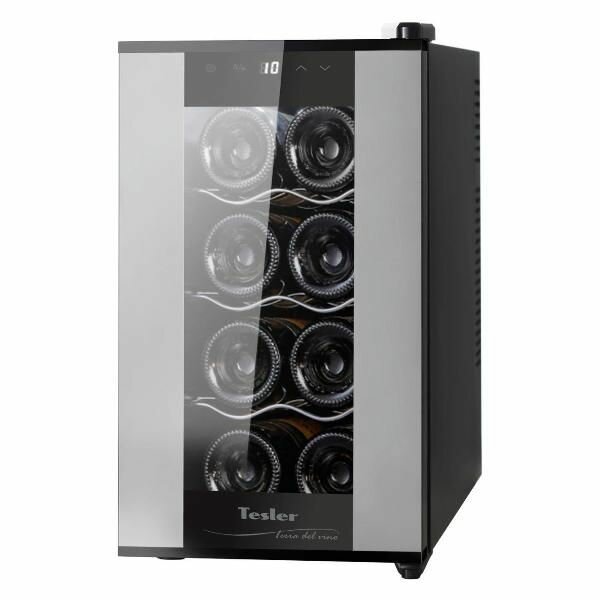 Винный шкаф Tesler WCV-080 серебристый