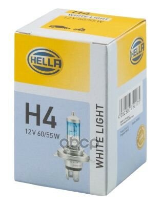 Лампа H4 White Light HELLA арт. 8GJ223498121