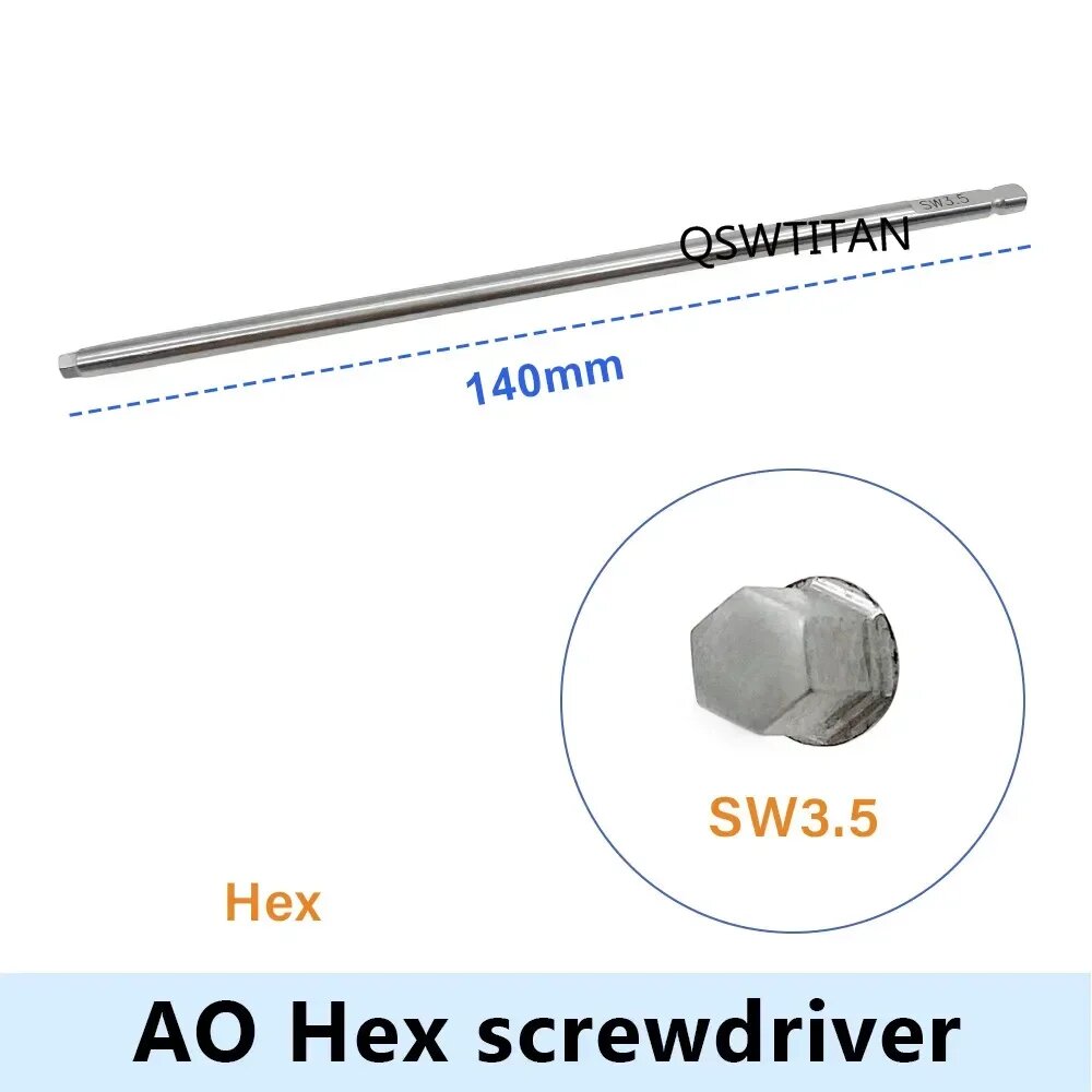 Отвертка шестигранная AO Hex SW3.5 140mm
