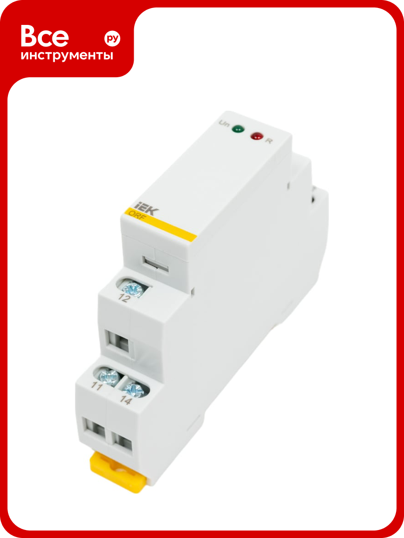 Реле фаз IEK ORF 03. 3фазы 220-460В AC ORF-03-220-460VAC