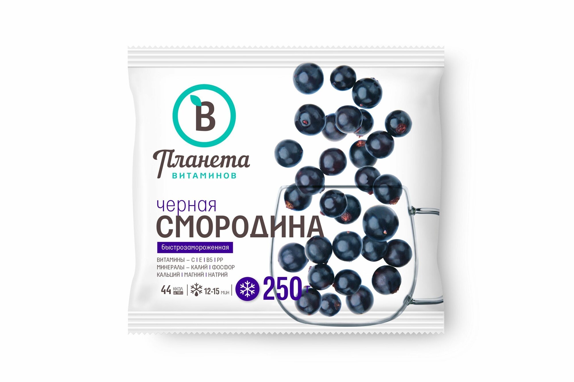 Черная смородина 250 гр. Планета Витаминов