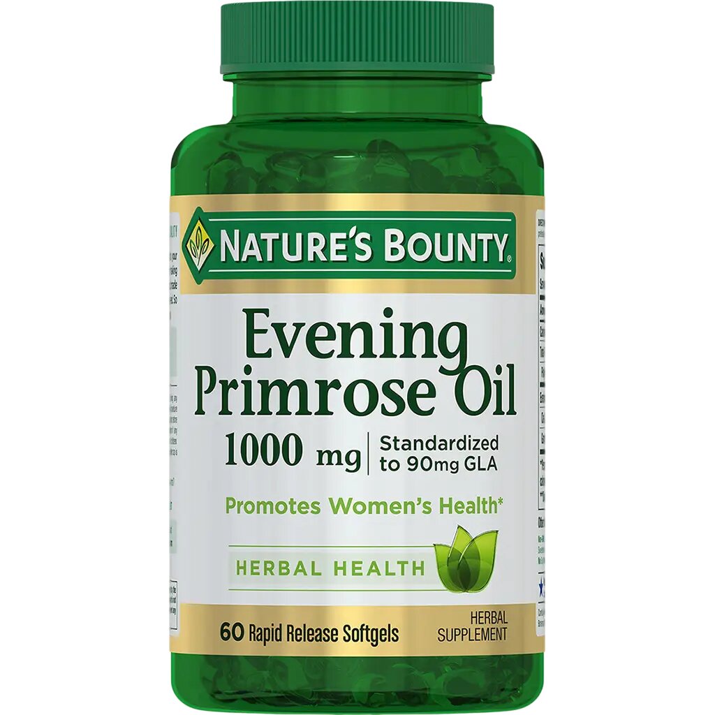 Nature's Bounty Масло примулы вечерней капсулы массой 1481 мг 60 шт