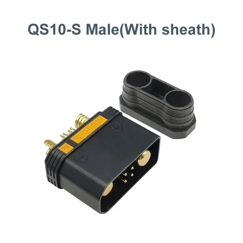 Разъем аккумулятора QS10-S Male (с кожухом)