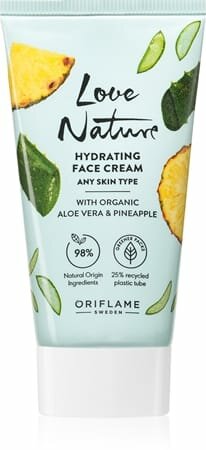 Крем для ухода за кожей Oriflame Love Nature Organic Aloe Vera & Pineapple, 50 мл
