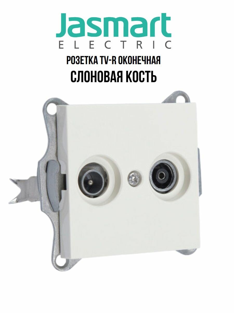 Розетка TV-R оконечная Jasmart