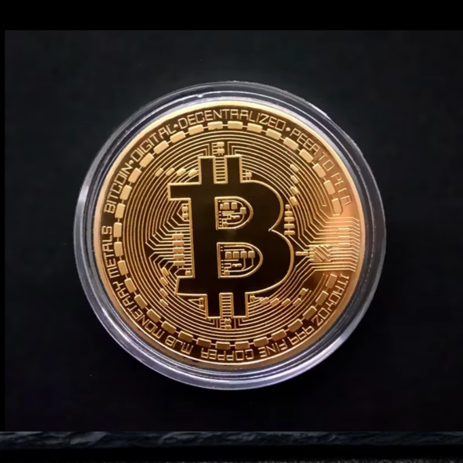 Сувенирная Монета "Биткоин Bitrcoin BTC - Криптовалюта"