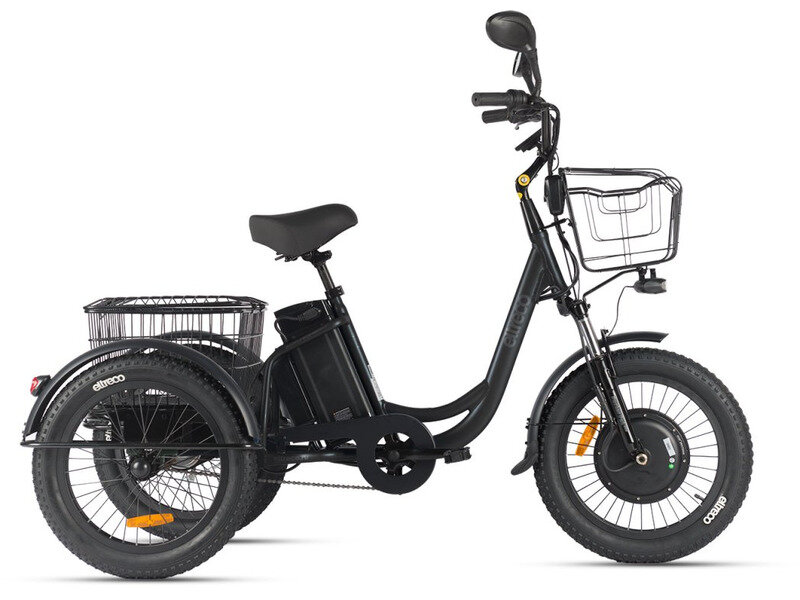 Электровелосипед Eltreco Porter Fat 500, год 2026, цвет Черный
