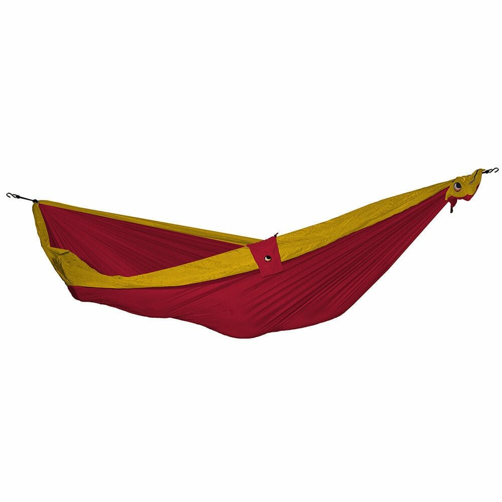 DECATHLON гамак Ticket To The Moon Double Hammock, карминно-красный/желтый, 320x200 см, 200 кг
