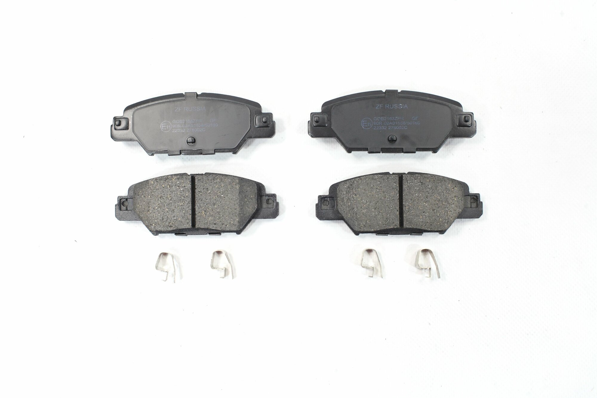 Колодки задние для MAZDA CX-5 CX-5II ZF Russia GDB2163 ZFR