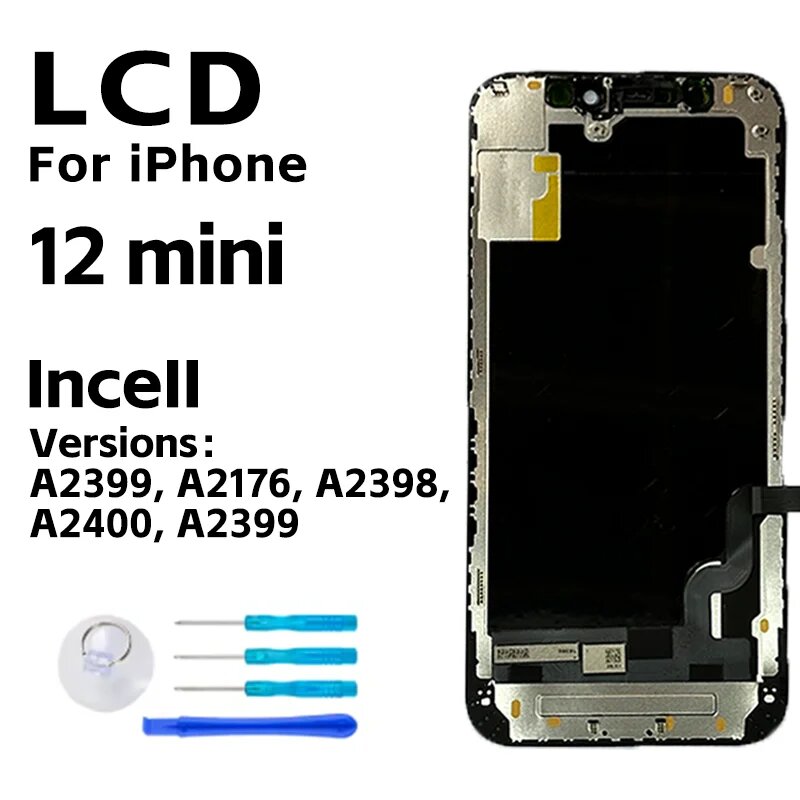 Дисплейный модуль AAA+ для iPhone X XR XS Max, LCD-экран для iPhone 11 12 13 14 15 incell For 12Mini