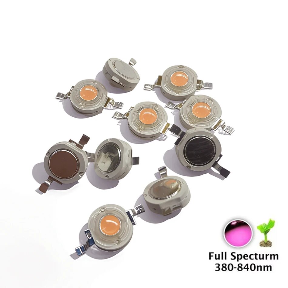 Светодиодный чип 3W LED, розовый