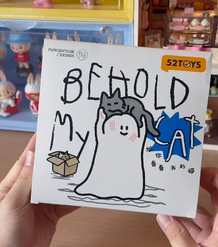 Коллекционная фигурка Little Ghost "Позвольте Мне Показать Моего Кота" 1 blind box