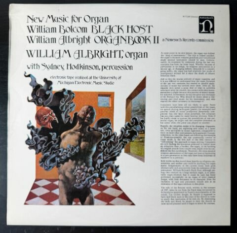 Виниловая пластинка William Bolcom, William Albright, Sydney Hodkinson New Music For Organ (Англия 197г.)