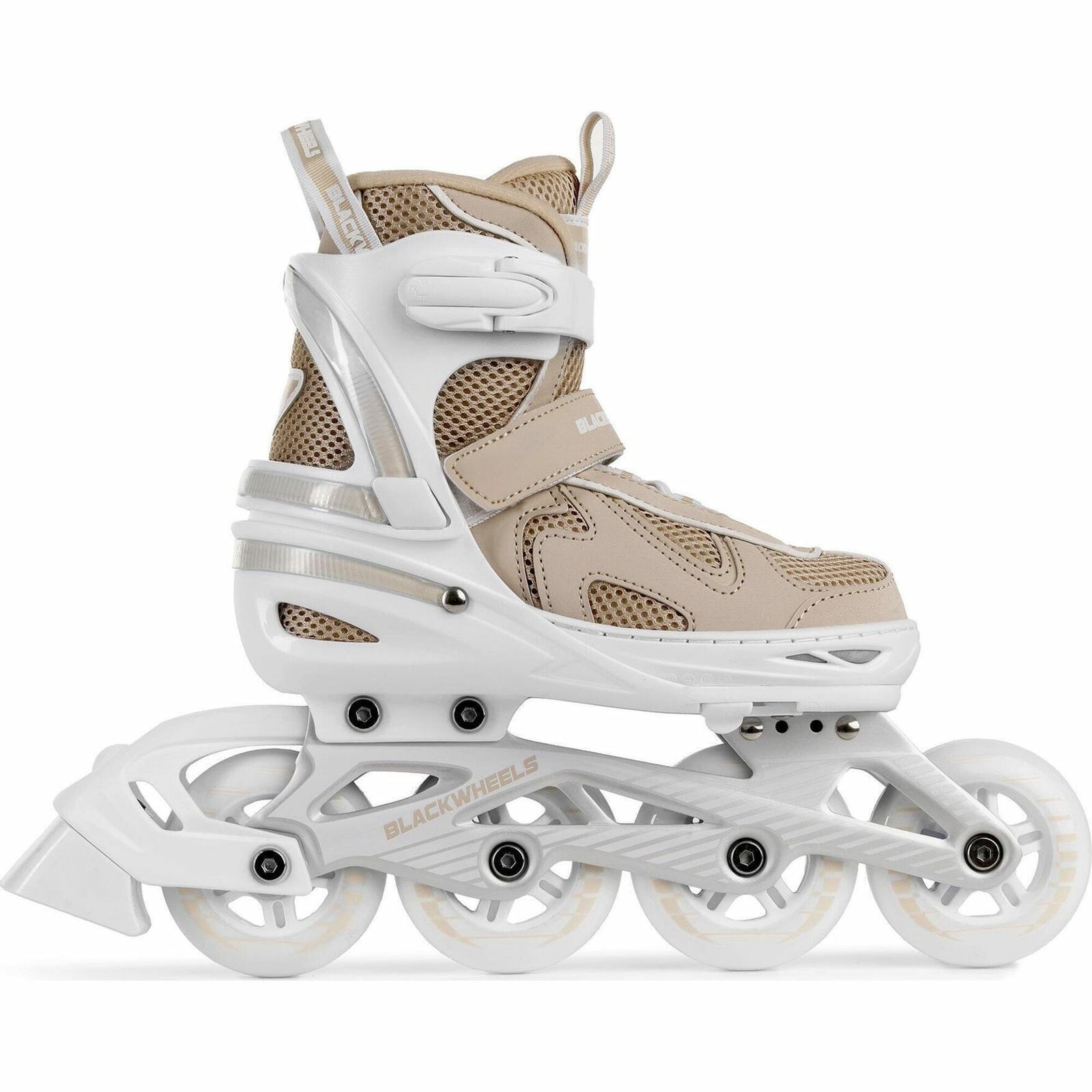 DECATHLON ролики Decathlon Blackwheels Flex Pro, бежевый/белый, 34/37