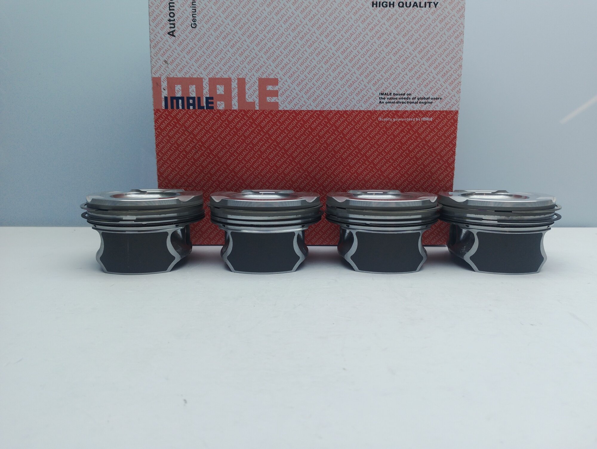 Комплект новых поршней Mercedes Benz M274 1.6T IMALE/IMLENG I03001005 2740301317