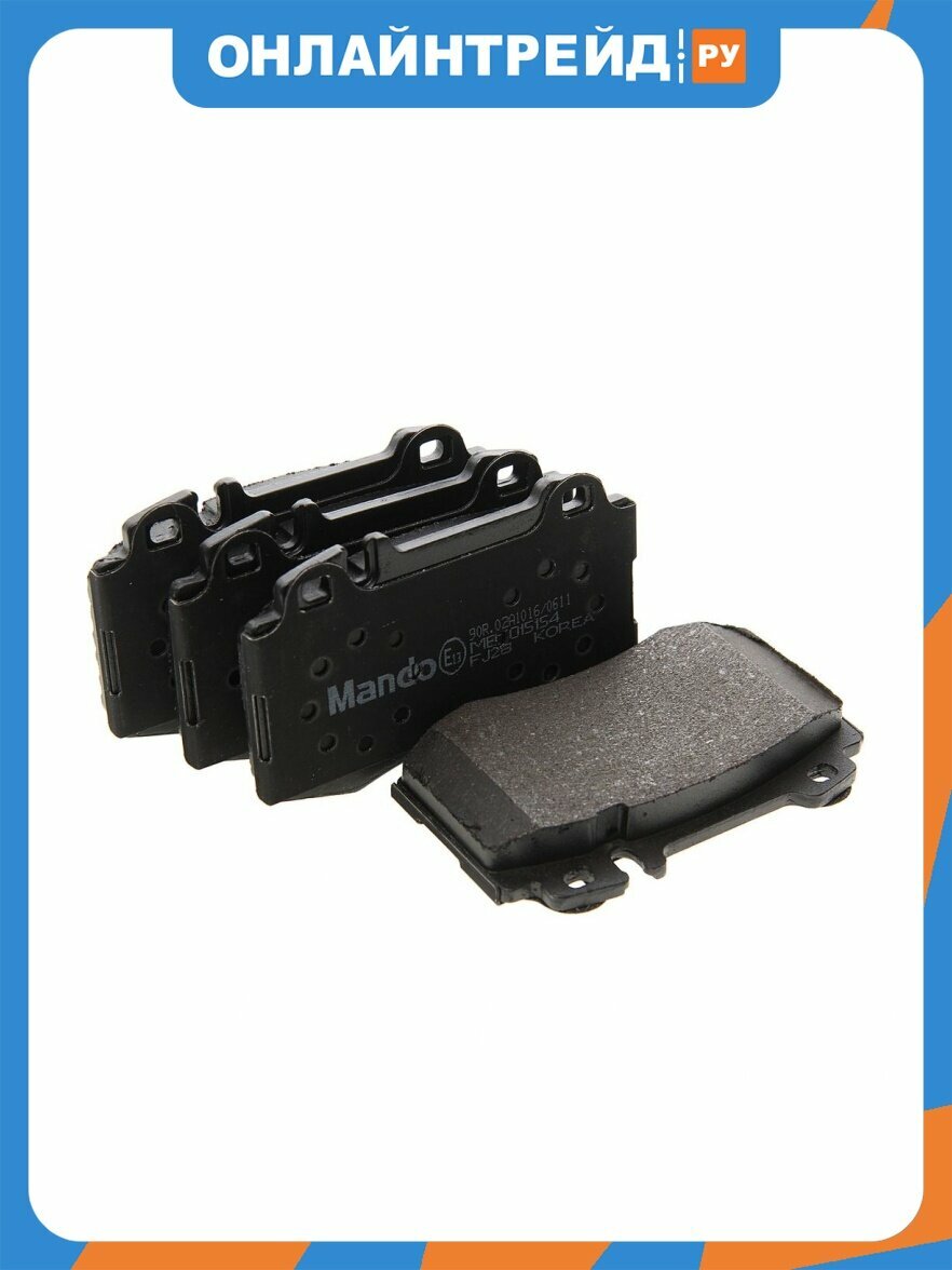 Колодки тормозные Mando MERCEDES W163 (98-05), W220 (98-05), W129 передние (4шт.), MBF015154