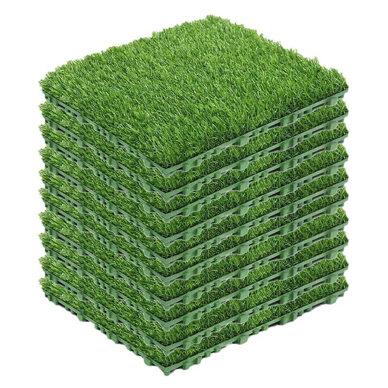 Искусственный газон, модульные плитки, 12x12 дюймов 30CM-10pcs