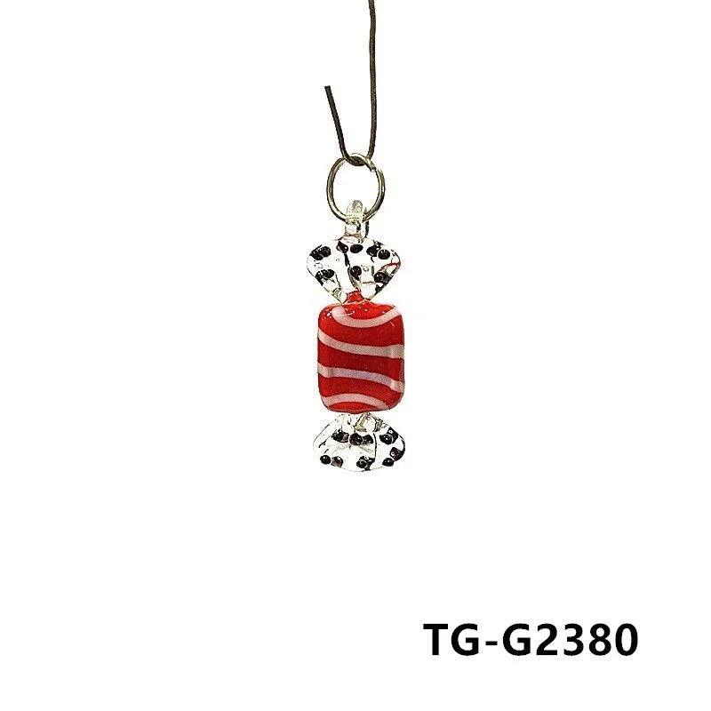 2 шт. стеклянные подвески JSSMTLP цветные TG-G2380