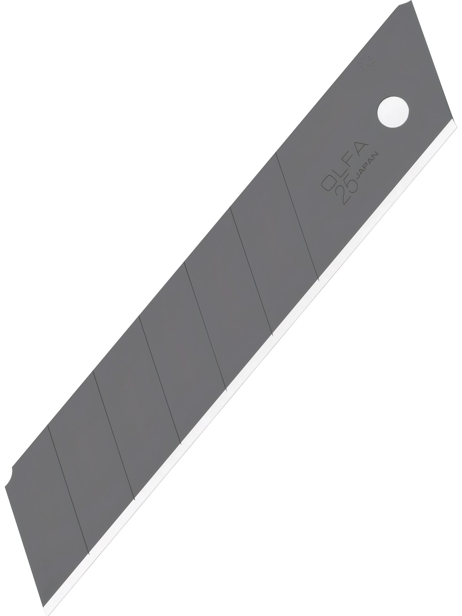 Лезвие сегментированное 25 мм OLFA ″EXCEL BLACK″ , 20 шт
