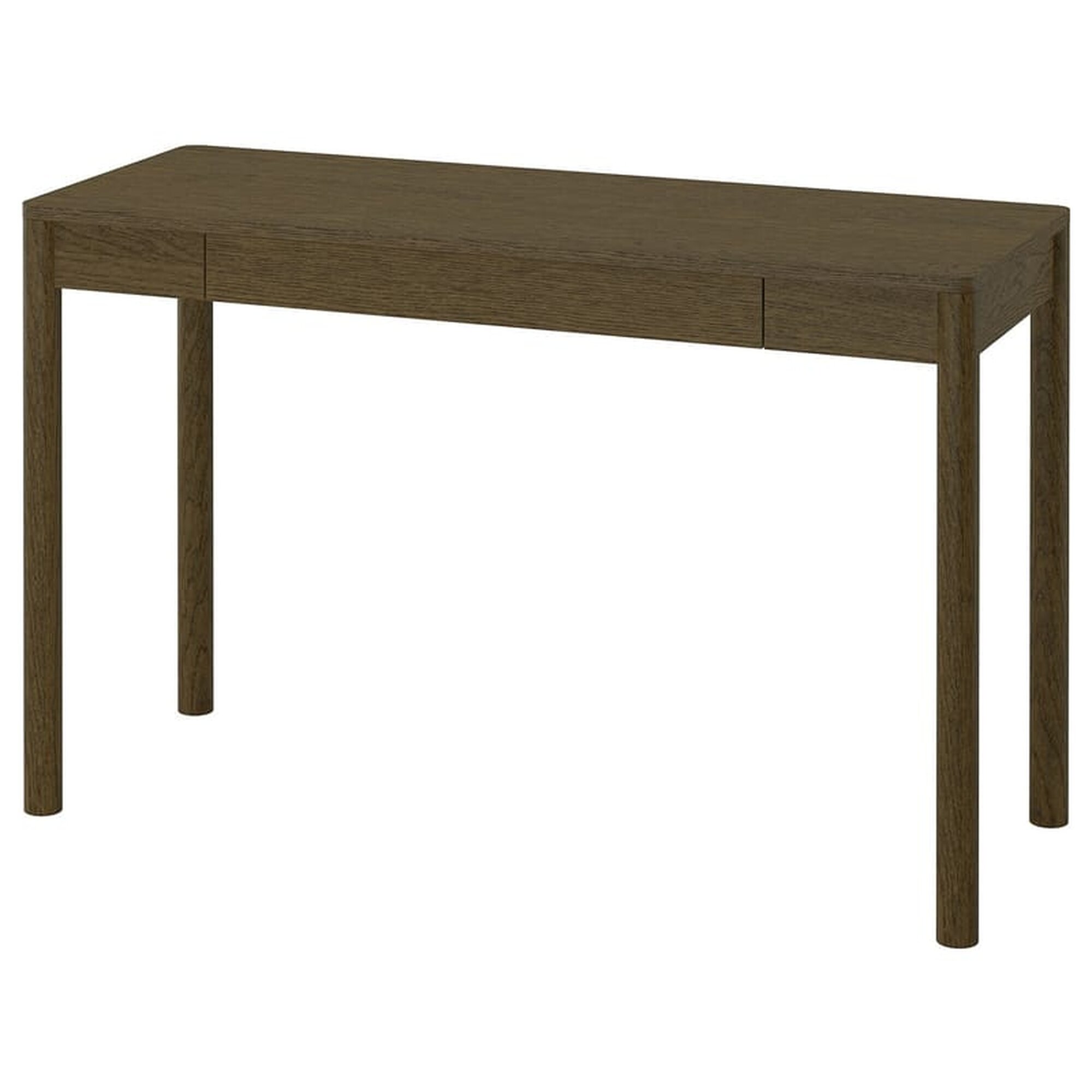 Письменный стол IKEA TONSTAD, коричневый дубовый шпон под морилку, 120x47 см 205.382.07