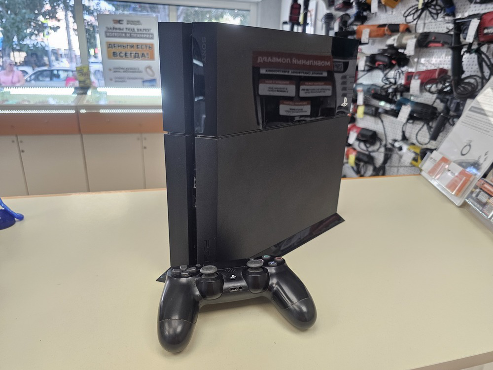 Игровая приставка Sony PlayStation 4 Fat 500GB, 120 игр, c дисководом, Б/У, Уценка