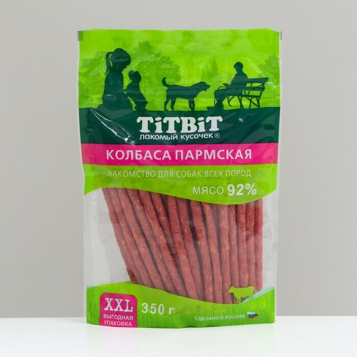 Лакомство TitBit для собак Колбаса Пармская, для всех пород 350 г