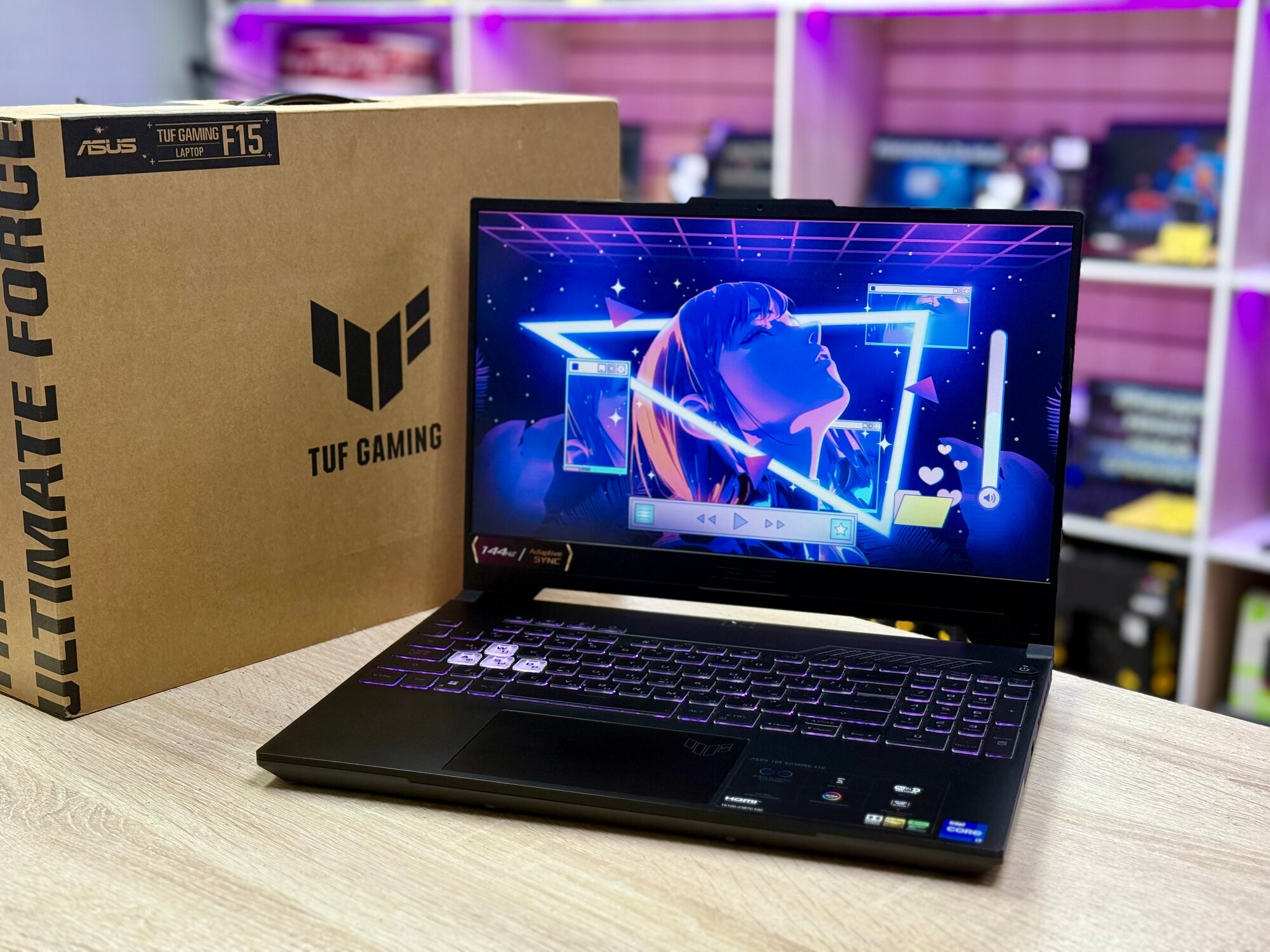 Ноутбук Asus TUF Gaming FX507Z-HN002/i7-12700H/RTX 3050/16/512