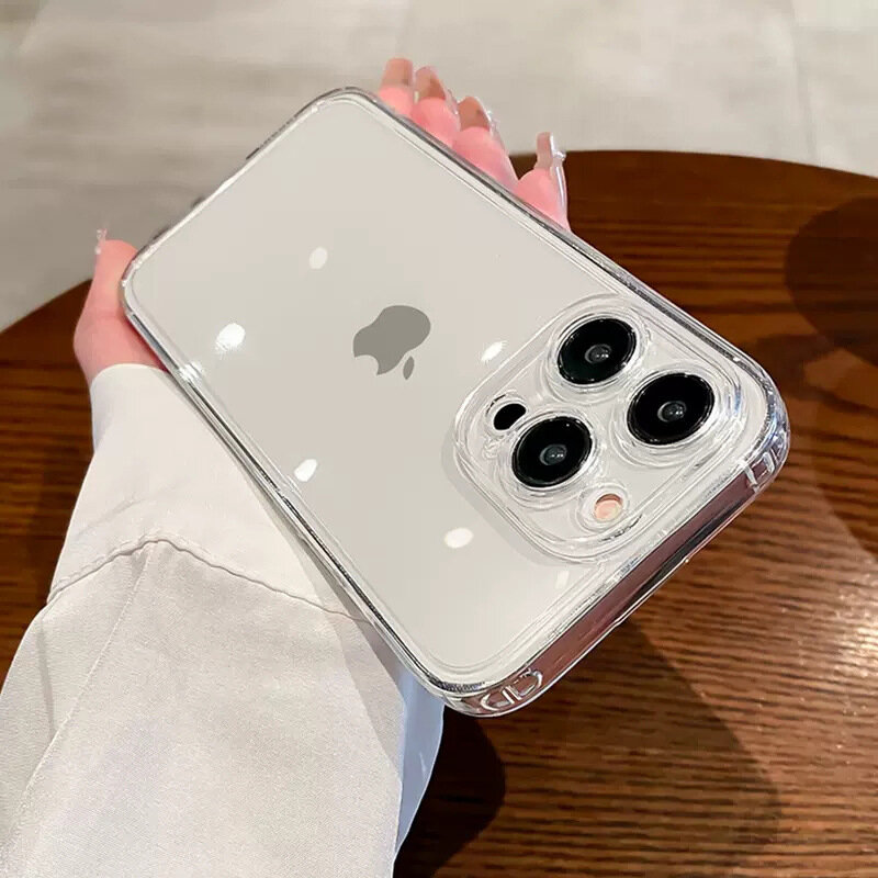 Чехол для iPhone 17 прозрачный, ударопрочный для 15 Pro Max, с рисунком для 13, оптом для 14, подходит для iPhone 12,