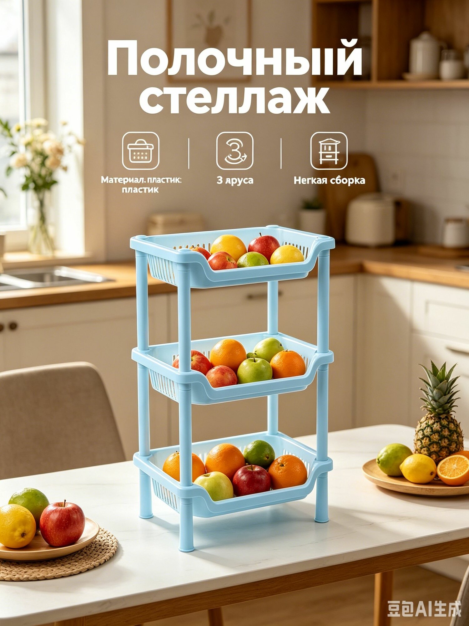 Oseller Полка Напольная Прямая, 18х26х36 см, 1 шт. для хранения для дома