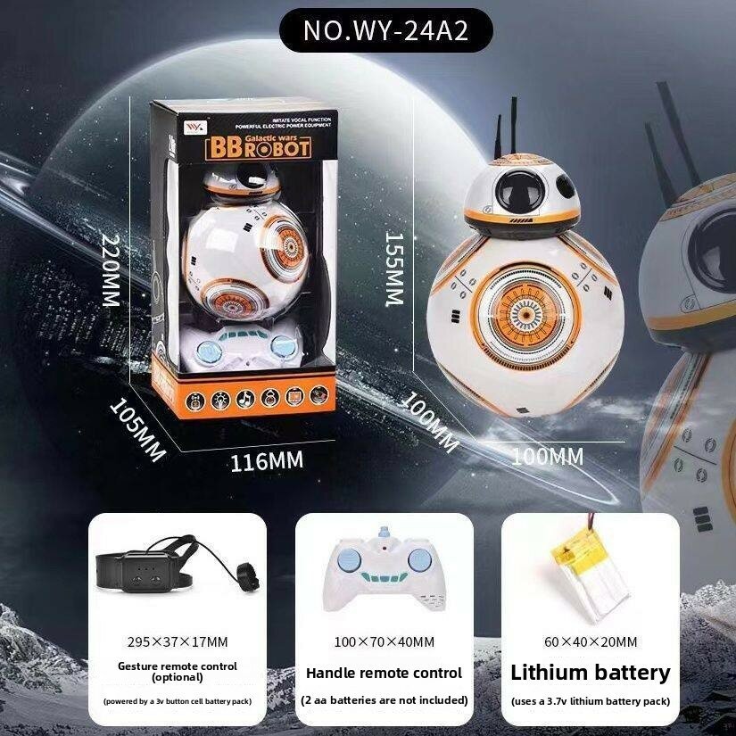 Смарт-робот bb8 космическая тема с каналом управления для дома и коллекционеров