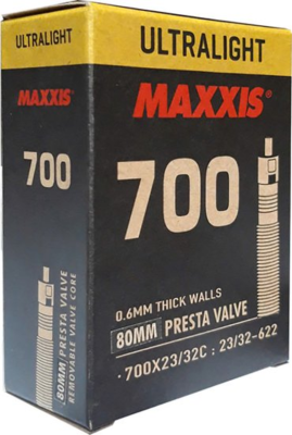 Камера Maxxis Ultralight 700x23/32C 0.6 мм вело нип. 60 мм (EIB00251200)