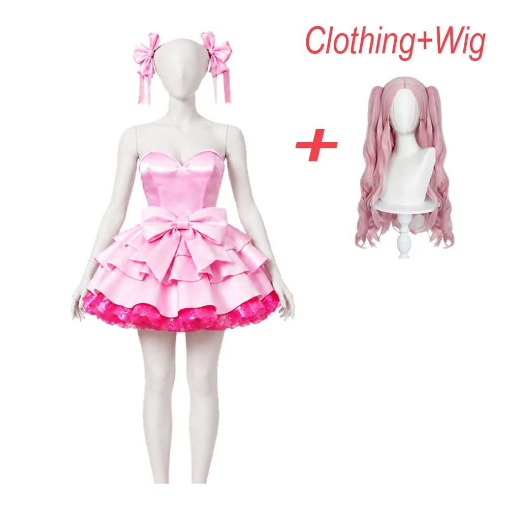 Костюм для косплея Sua Mizi ZOMST белый розовый M, Costume and Wig 2
