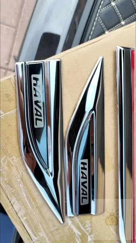 Эмблема HAVAL на крыло автомобиля, хромированная декоративная накладка на кузов, самоклеящаяся пара аксессуаров для авто