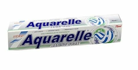 Aquarelle Зубная паста, Baking Soda, 75 мл