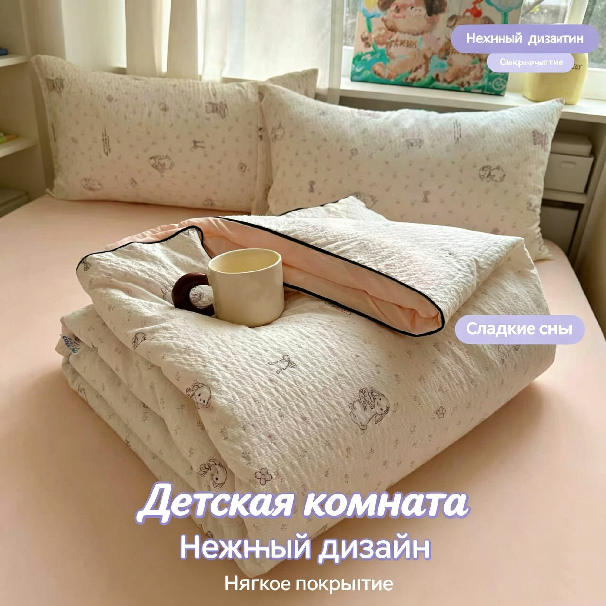 Лёгкое одеяло 150×200 см, для кондиционера, летнее, дышащее, для сна, мягкое